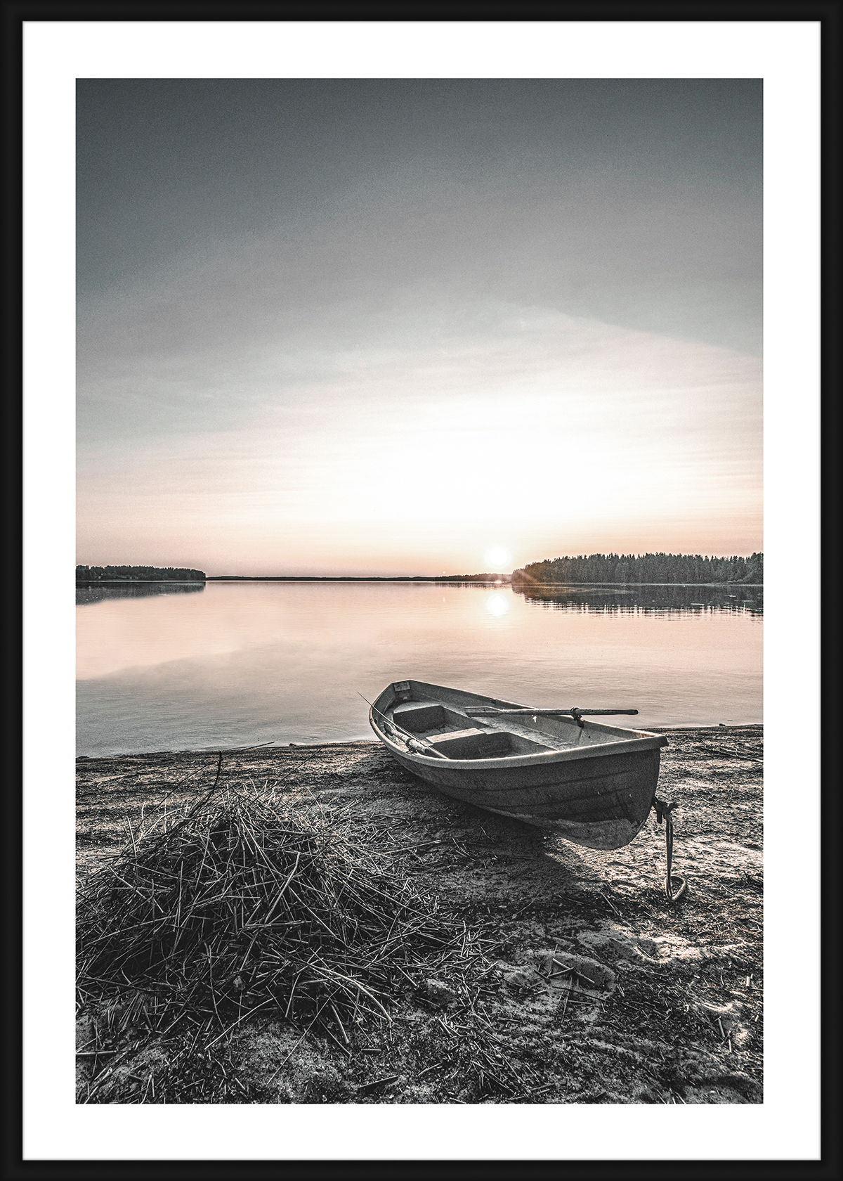Seaside Boat - All Framed Posters - Incado